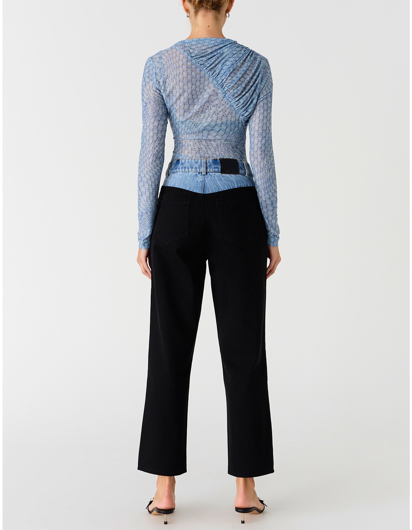 Misha Nellie Print Mesh Top | David Jones