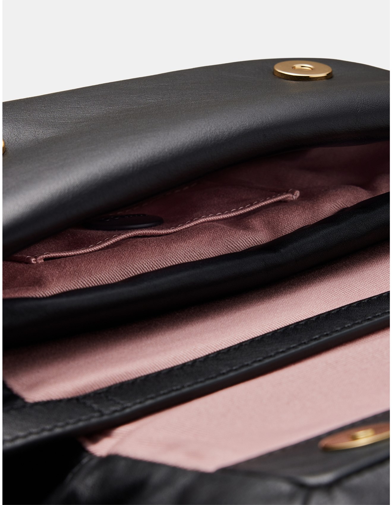 Mimco Puffy Leather Mini Crossbody Bag | David Jones