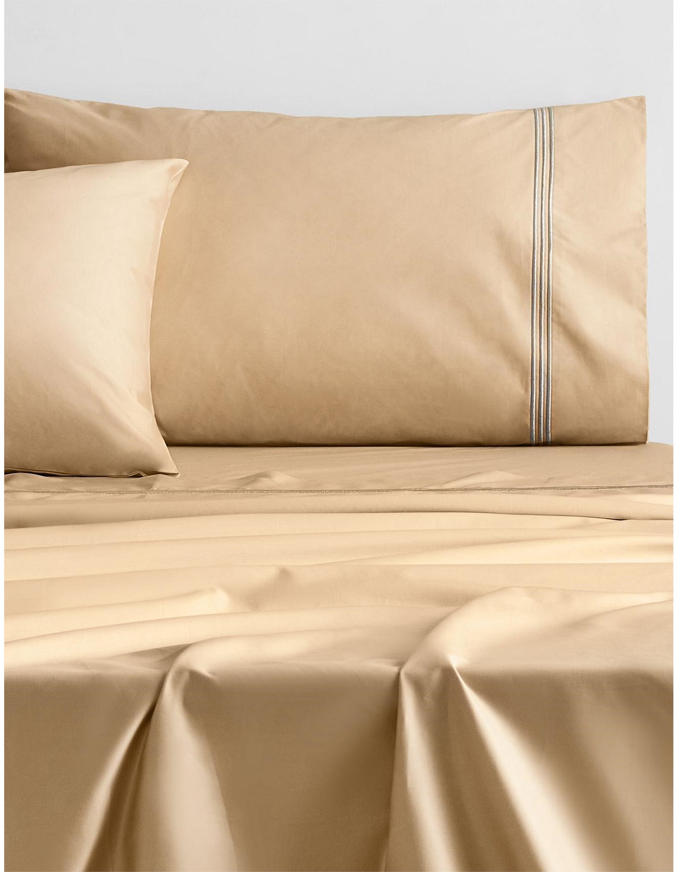 Sheridan 1200tc Palais Fitted Sheet Queen -50cm In Almond | David Jones
