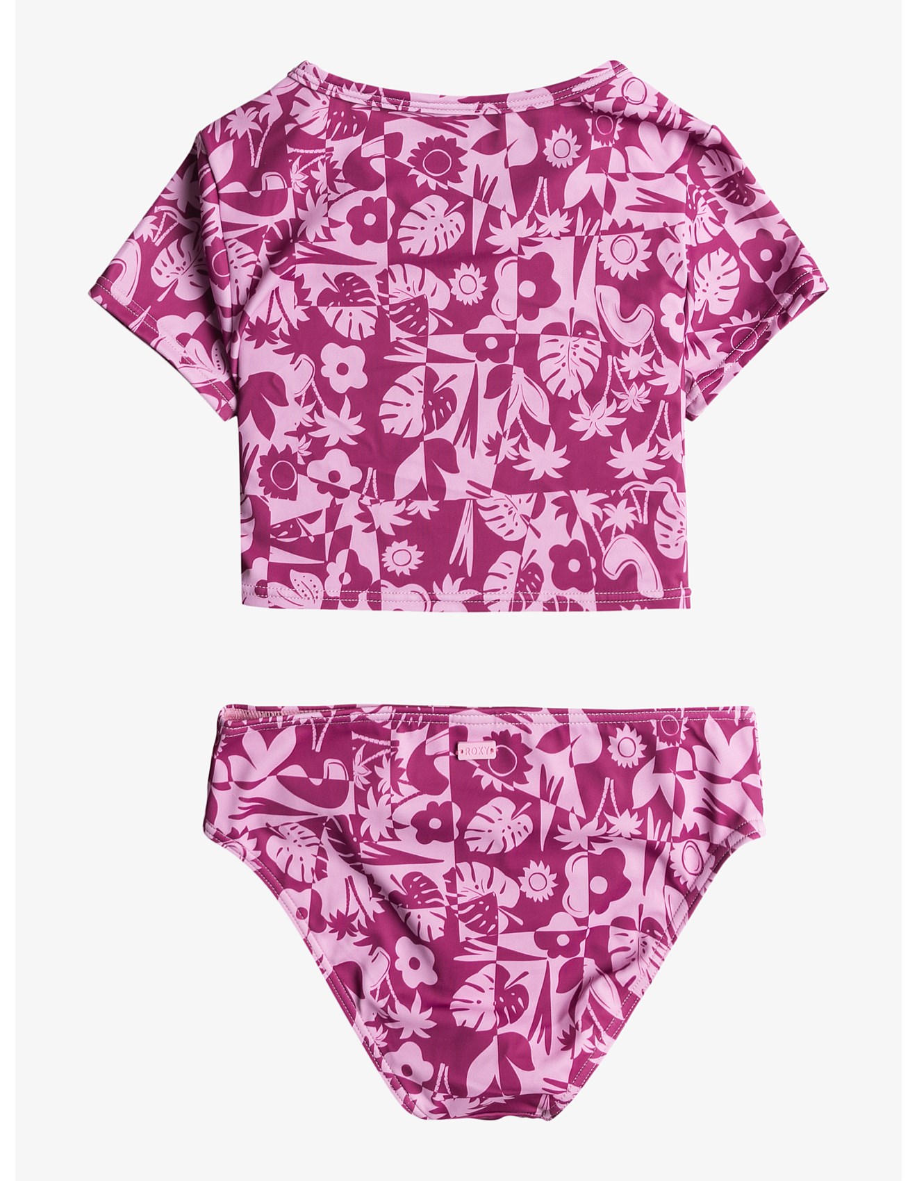 Roxy Girls Slice Of Paradise Short Sleeve Rash Set | David Jones