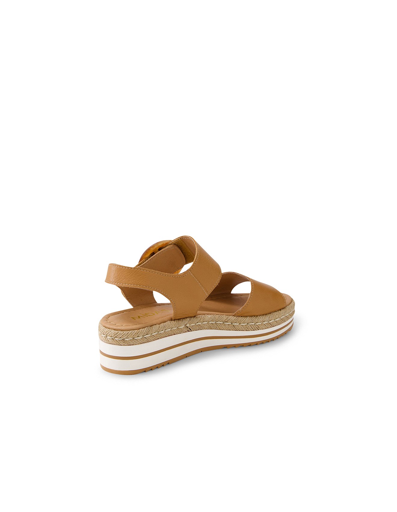 Midas Aubbie Dark Tan Leather Sandals | David Jones