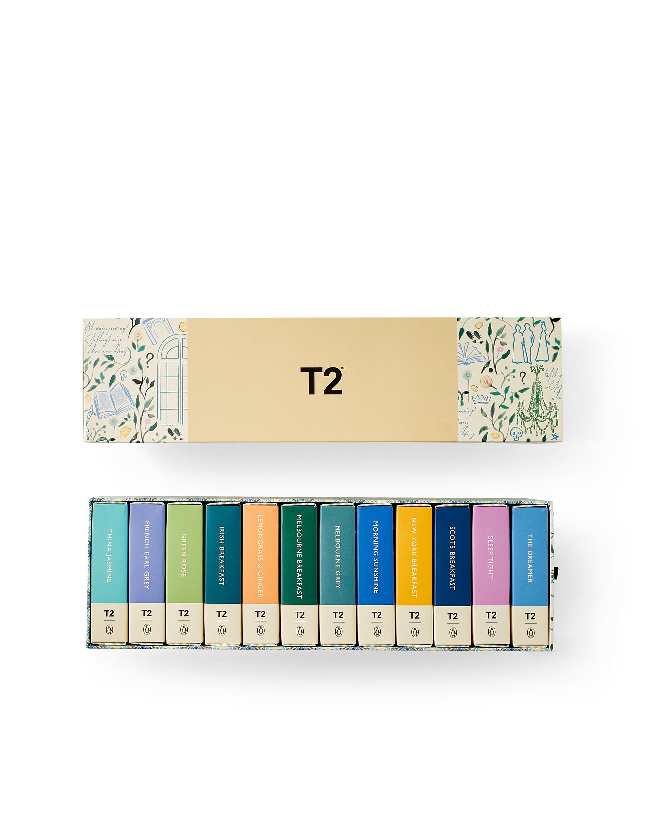 T2 T2 X Penguin Books -The Little Library Of Tea & Characters Tea Bag ...