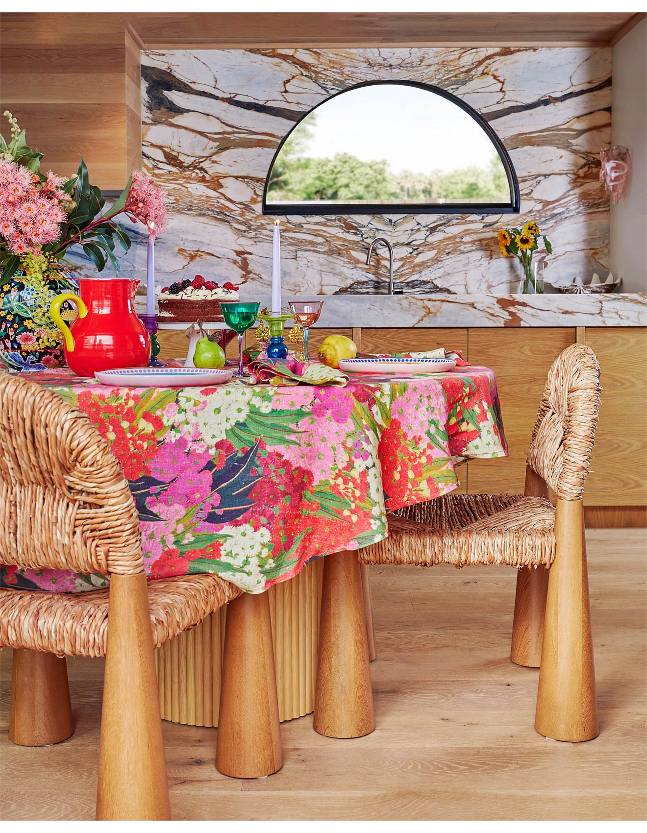 Kip & Co Bush Christmas Linen Tablecloth Standard | David Jones