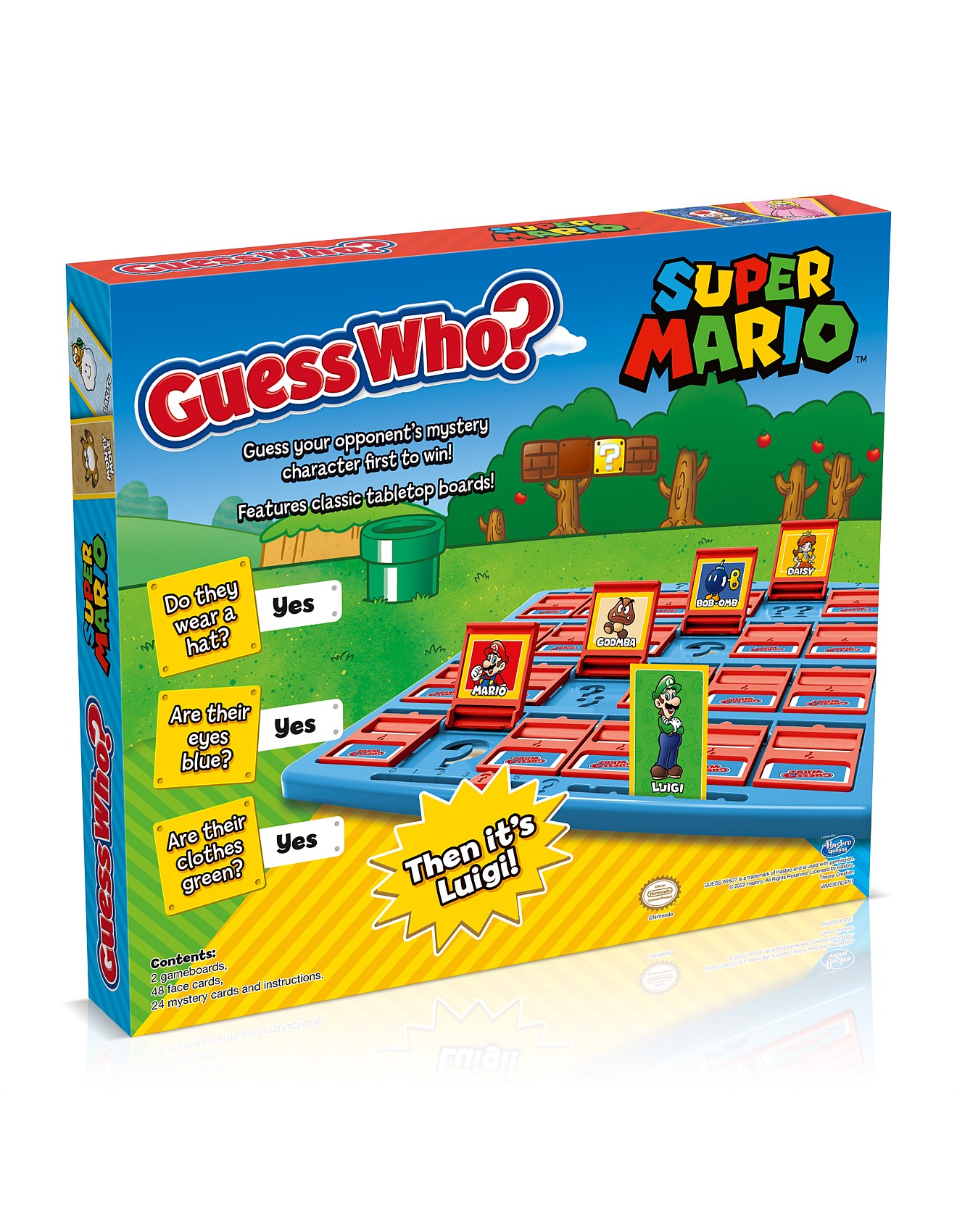 Kids Games Super Mario Guess Who Board Game | David Jones