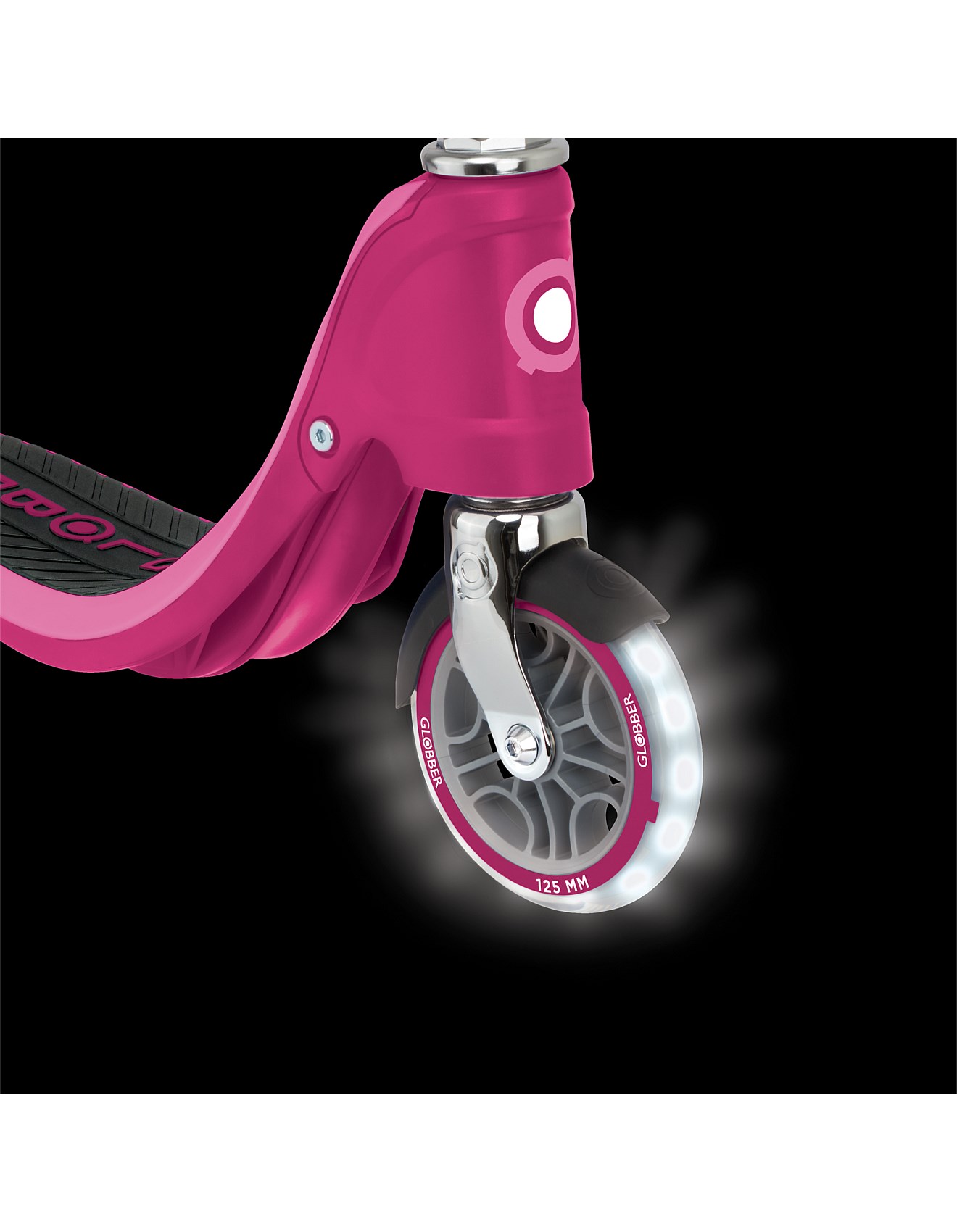 Globber Globber Flow 125 Scooter With Light Up Wheels -Ruby | David Jones