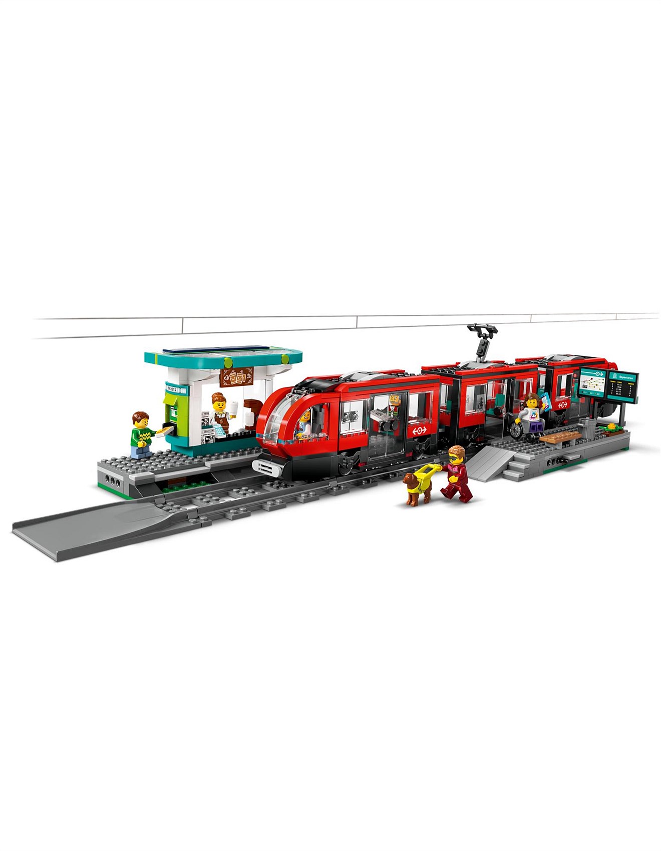 Lego Lego City Downtown Tram and Station 60423 | David Jones
