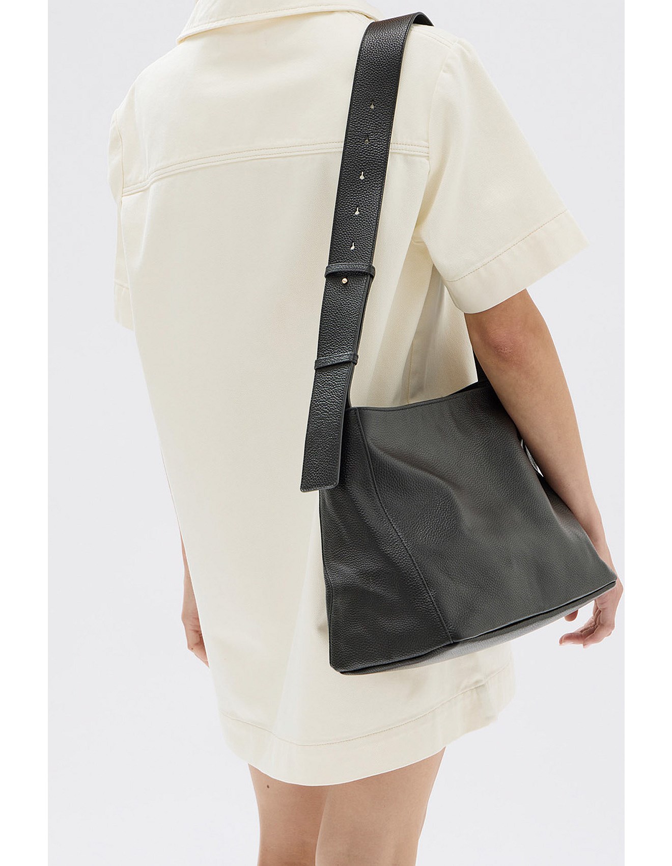 Assembly Label Hazel Leather Bag Black | David Jones