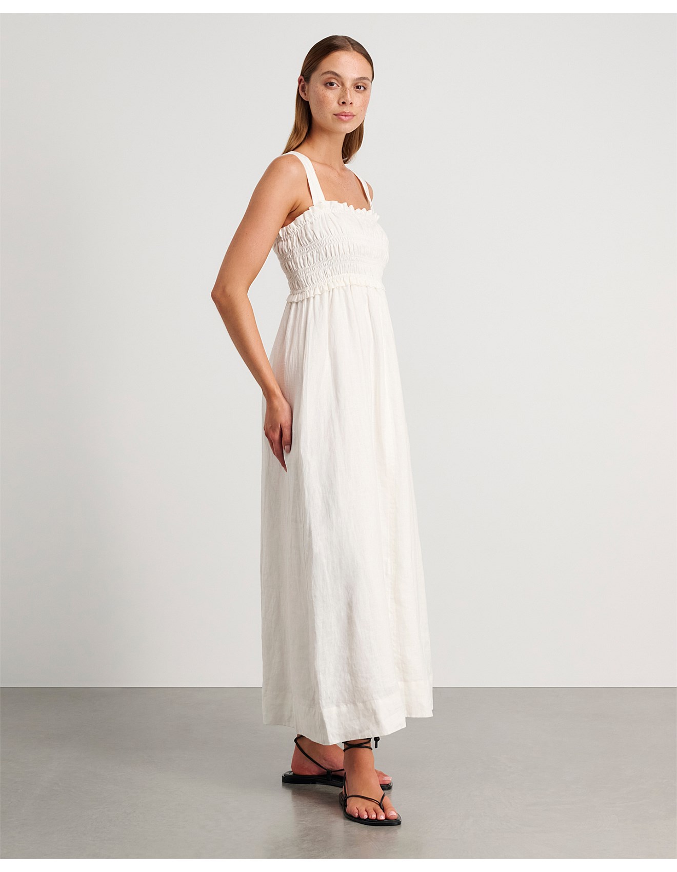 Jag Shirred Maxi Dress | David Jones