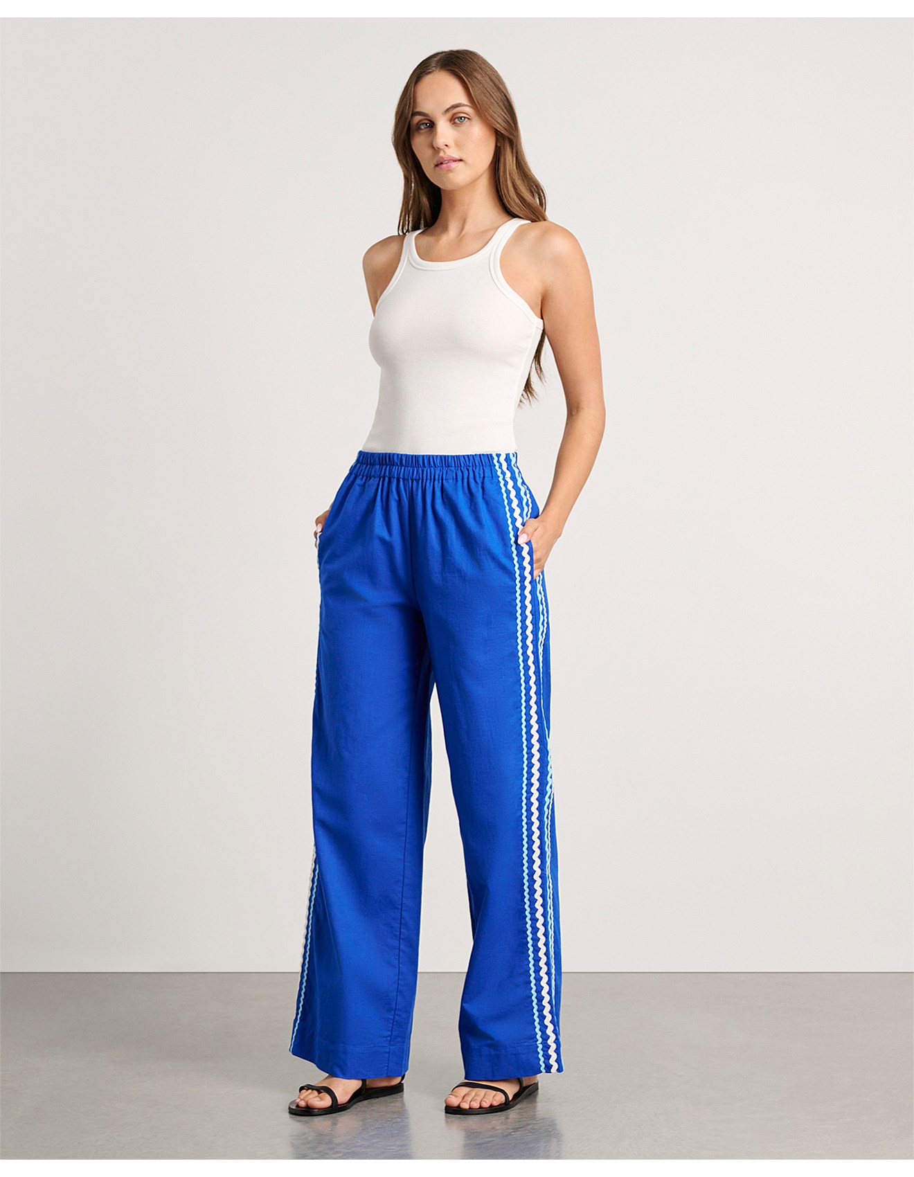 Jag Liv Wide Leg Pant | David Jones