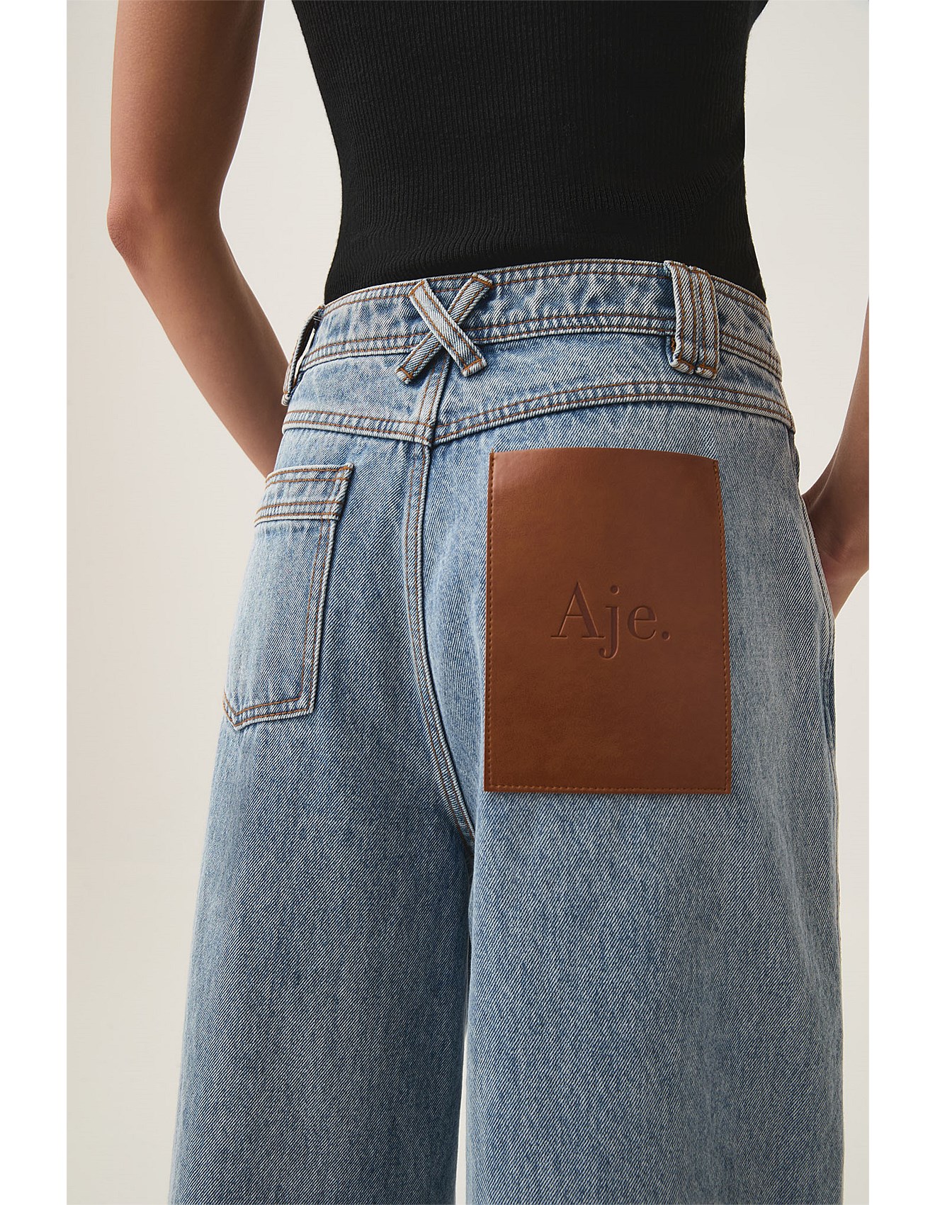 Aje Zariah Wide Leg Jeans | David Jones