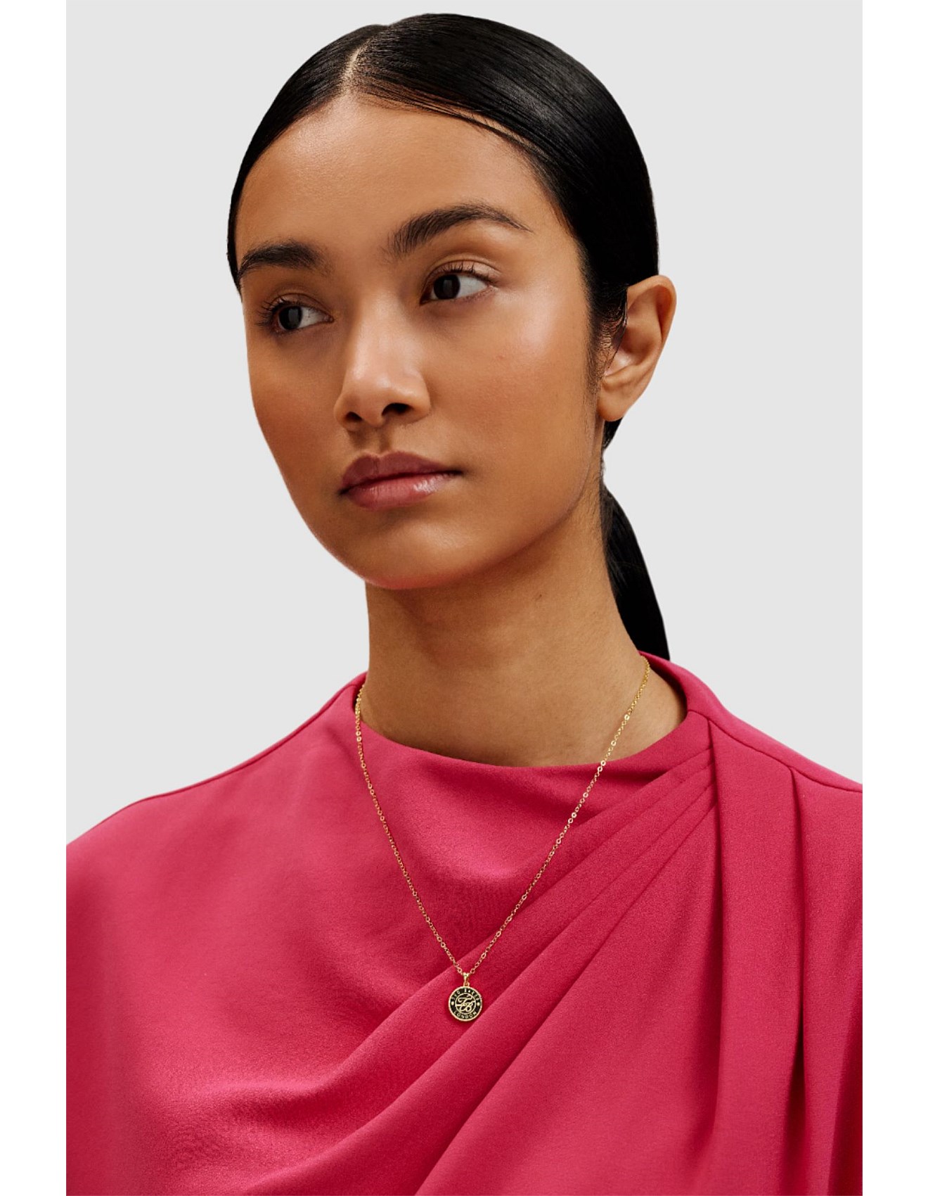 Ted Baker Monella Monogram Pendant Necklace | David Jones