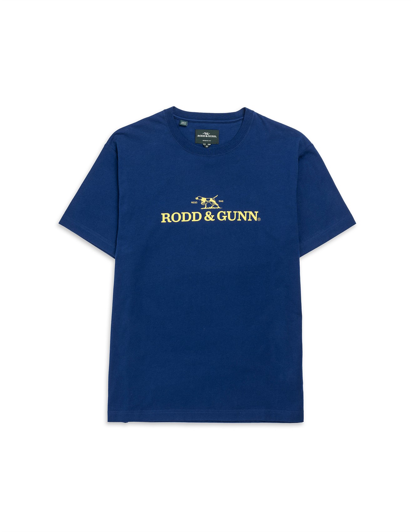 Rodd & Gunn Logo T-shirt -Electric Blue | David Jones