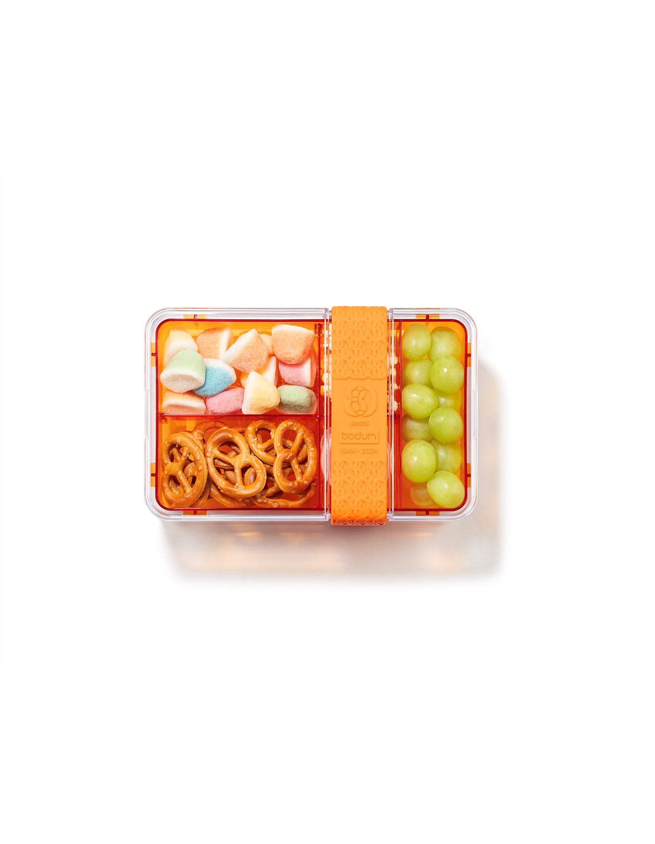 Bodum Bistro Lunch Box W Cutlery Orange Flame | David Jones