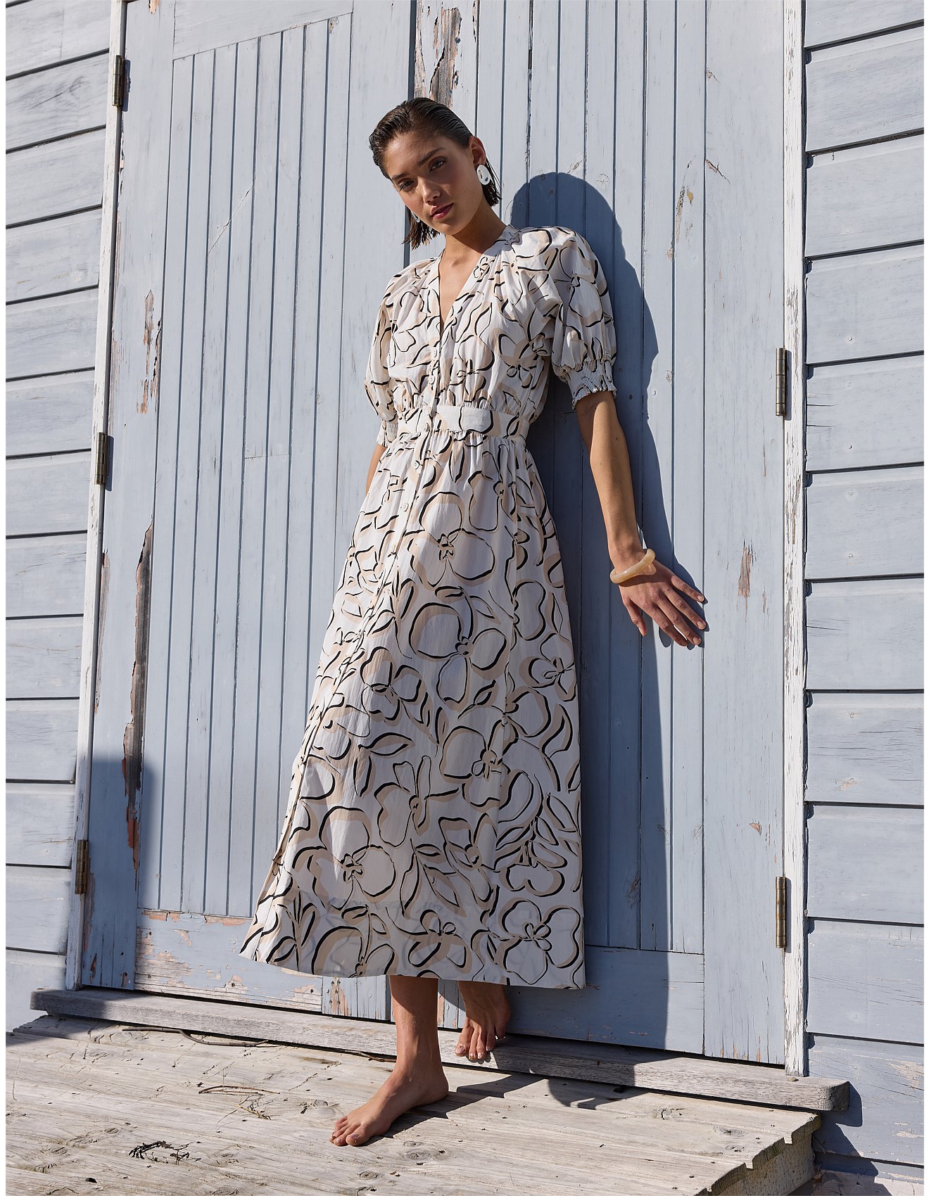 Staple the Label Amina Midi Dress | David Jones