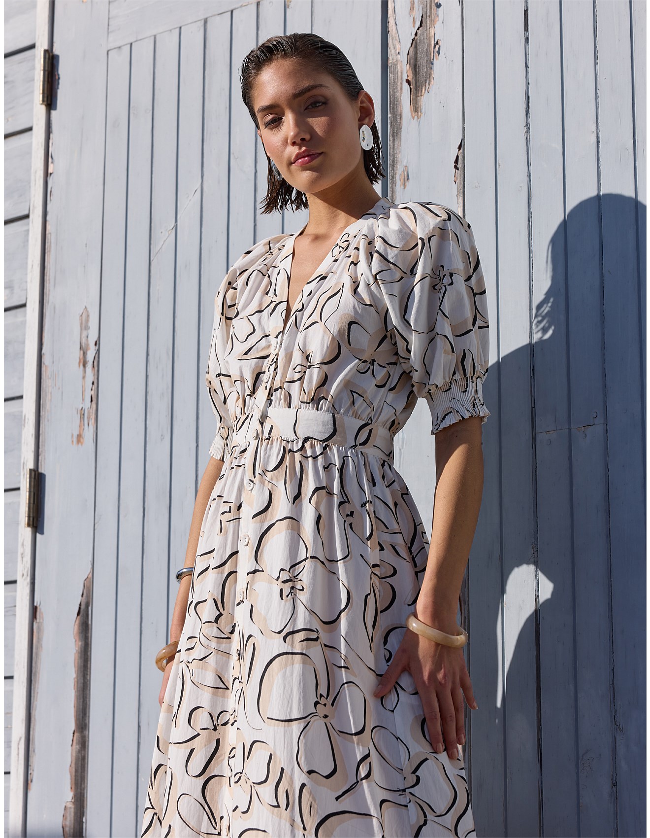 Staple the Label Amina Midi Dress | David Jones