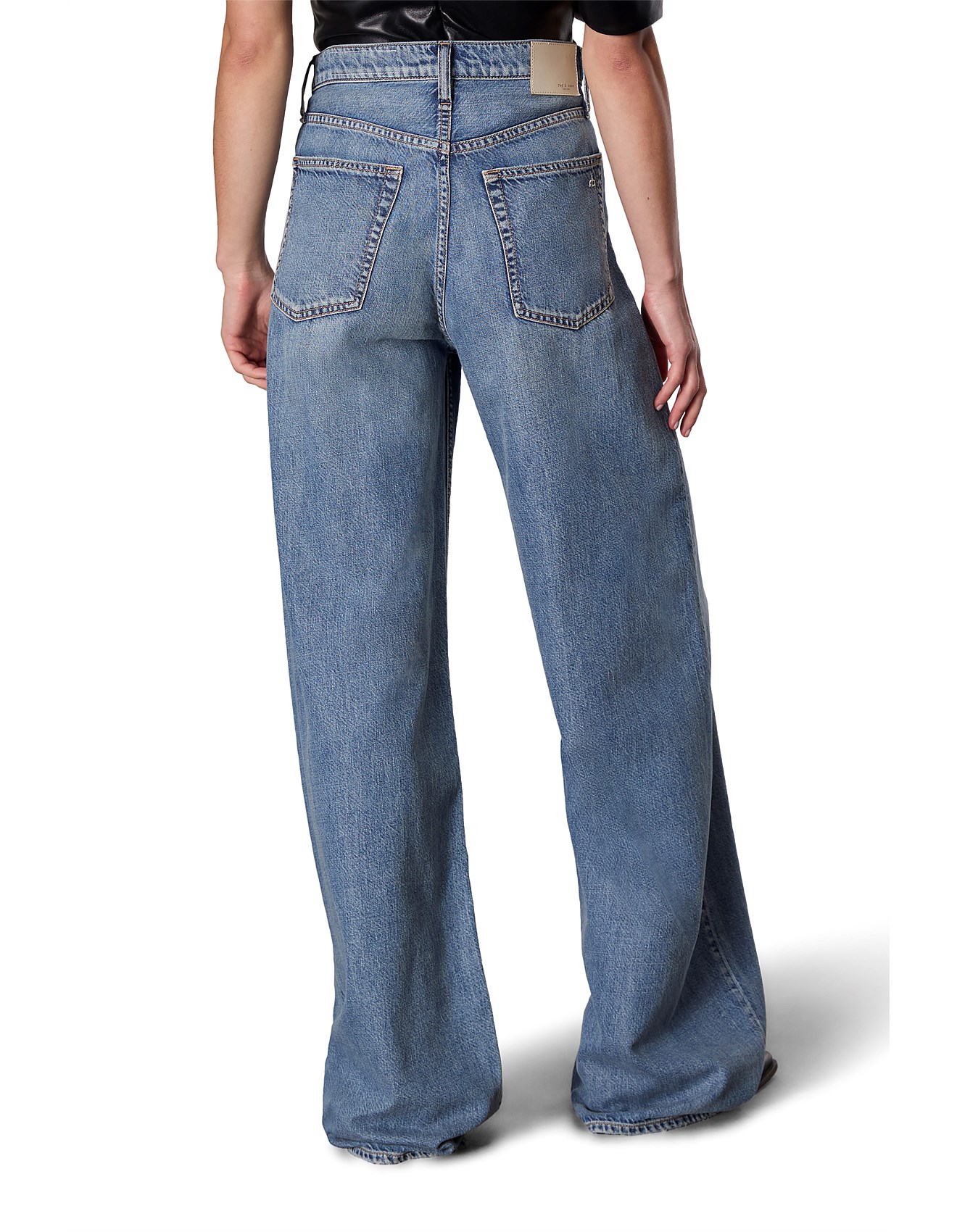 Rag & Bone Featherweight Sofie High-rise Full Length Wide | David Jones