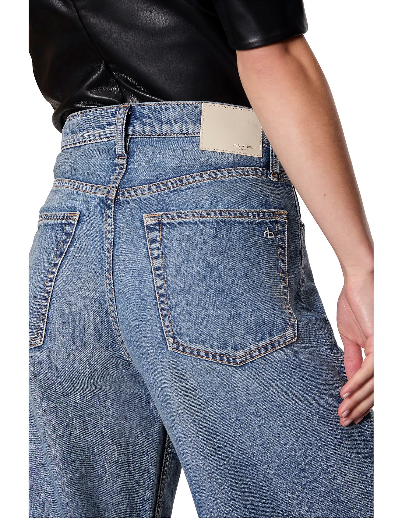 Rag & Bone Featherweight Sofie High-rise Full Length Wide | David Jones