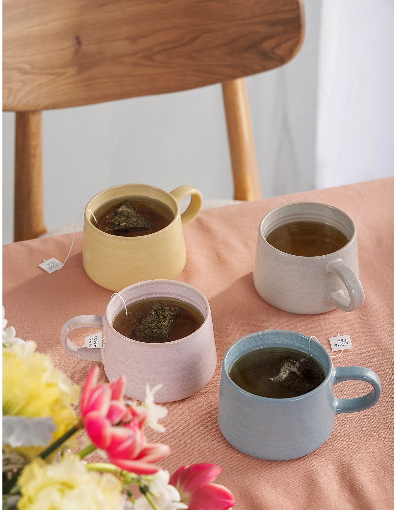 Ecology Ottawa S4 Mugs 365ml Assorted | David Jones