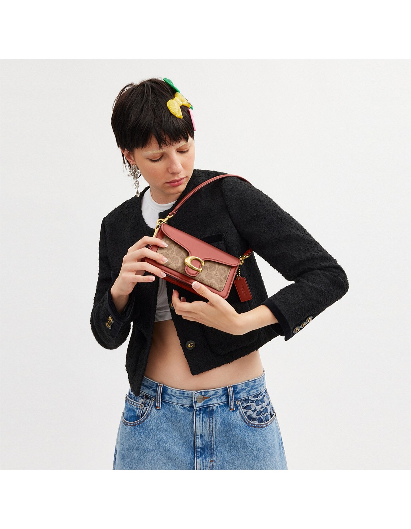 Coach Tabby Shoulder Bag 20 In Signature Canvas | David Jones