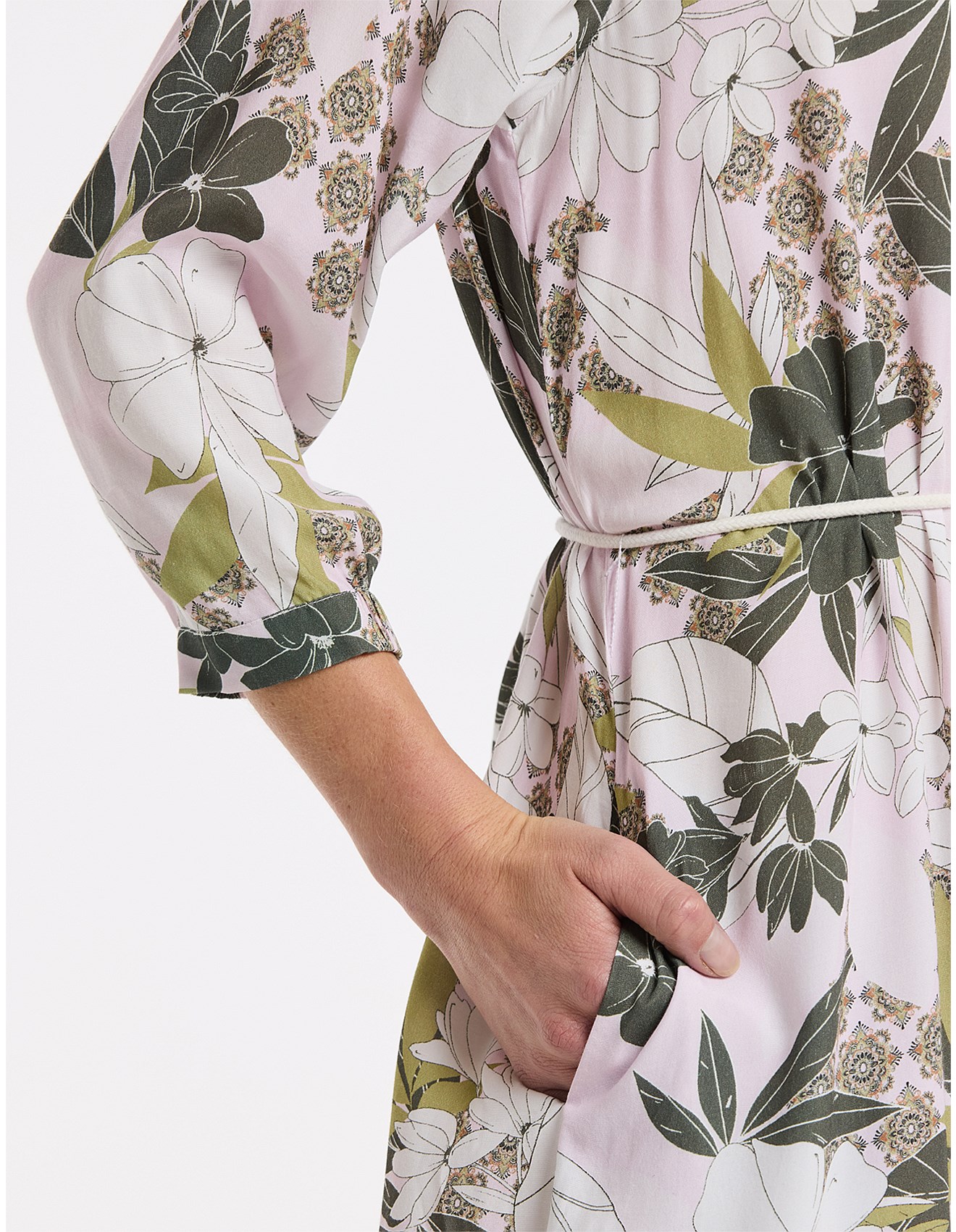 Marco Polo Floral Mosaic Dress | David Jones