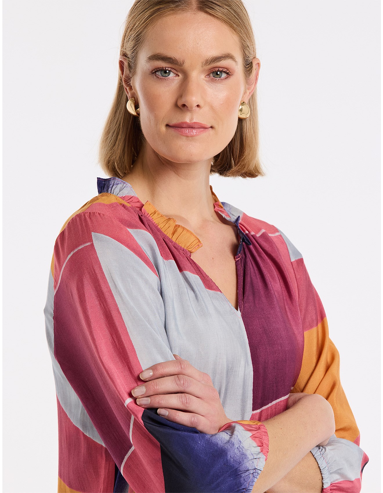 Marco Polo Multi Mirage Dress | David Jones