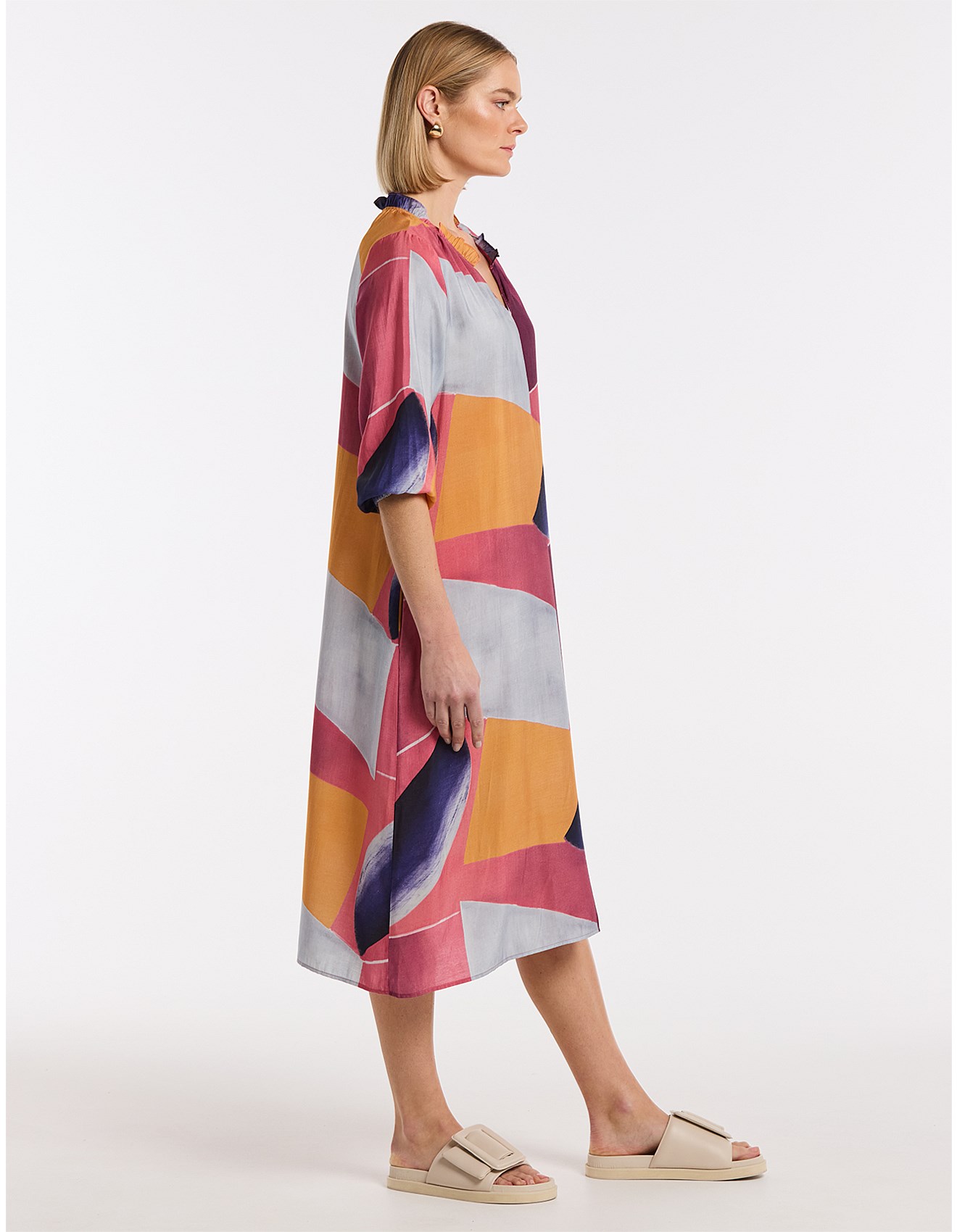 Marco Polo Multi Mirage Dress | David Jones