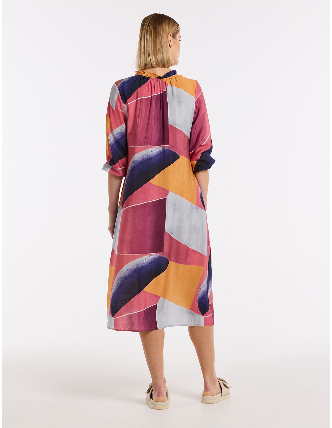 Marco Polo Multi Mirage Dress | David Jones