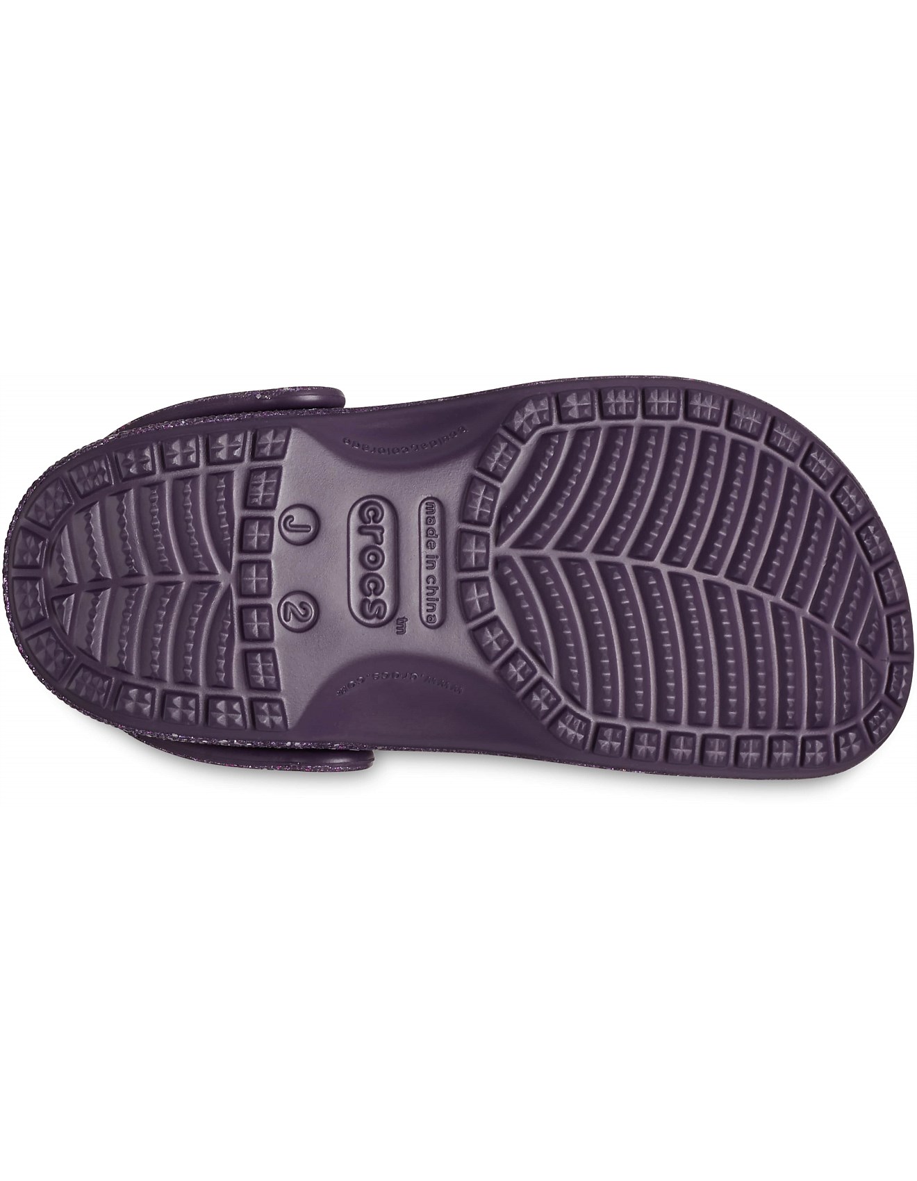 Crocs Space Glitter Classic Clog Kids | David Jones