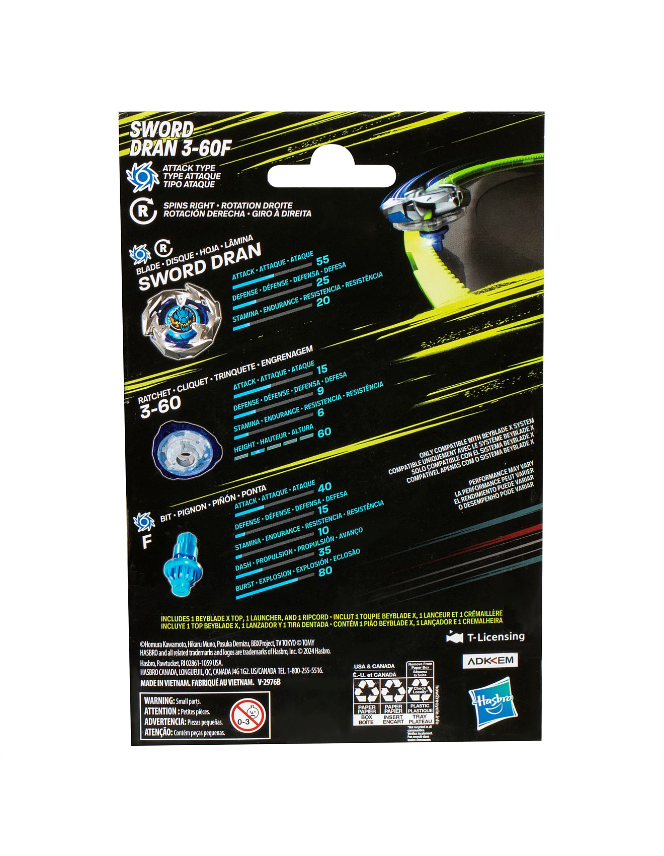 Beyblades Beyblade X Starter Pack Top Assorted | David Jones