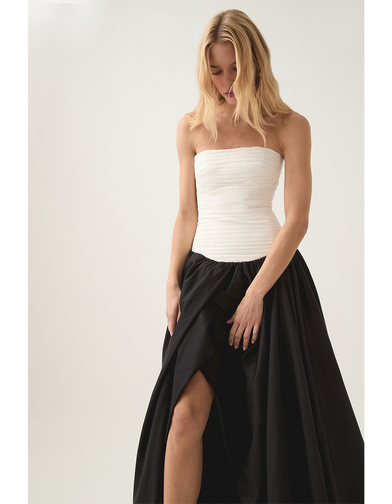 Aje Violette Bubble Hem Maxi Dress | David Jones