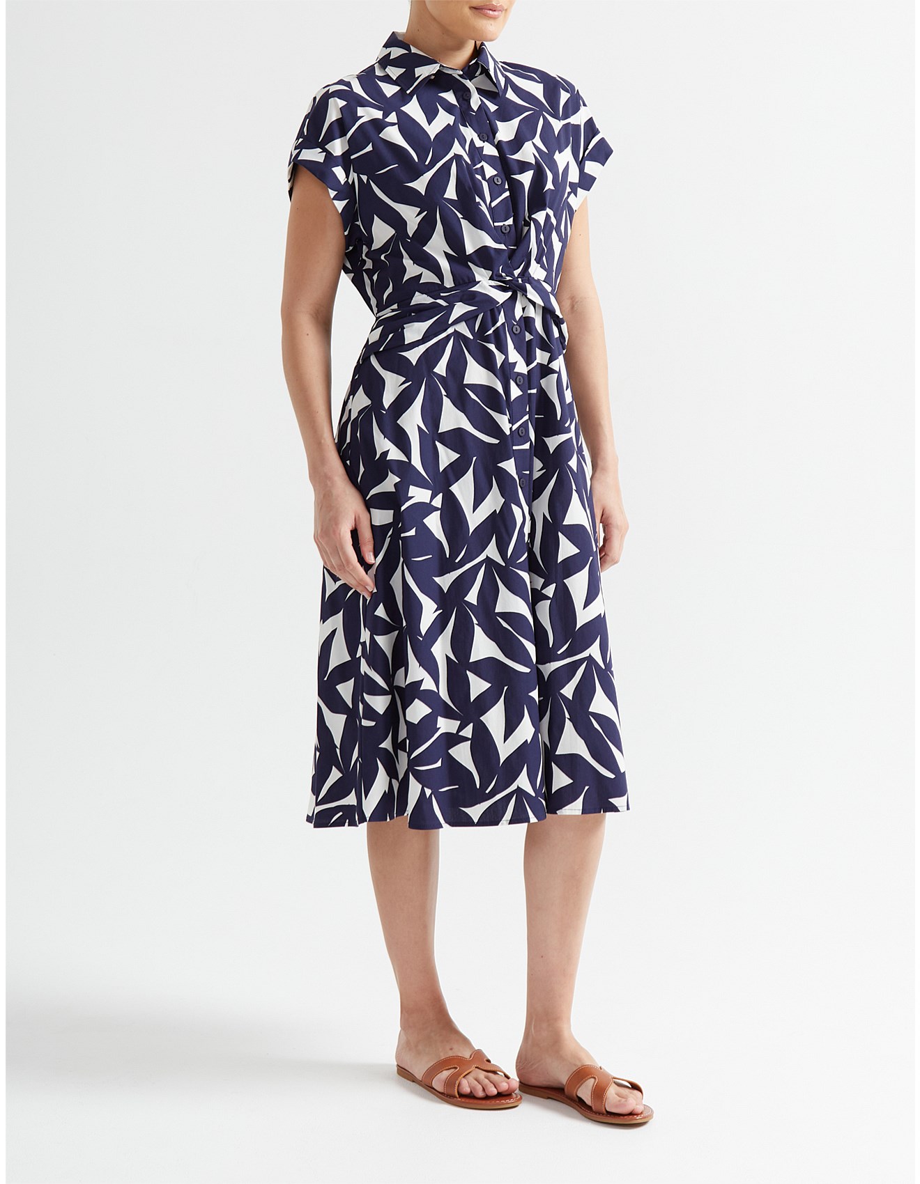 David Jones Fold Detail Shirt Dress | David Jones