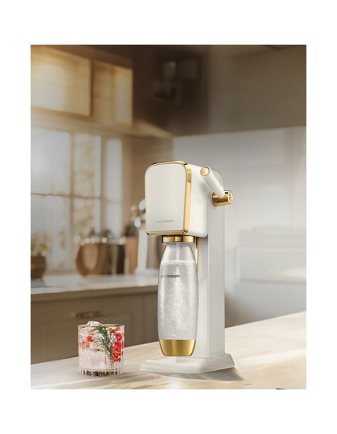 Sodastream Art Gold Sparkling Water Maker | David Jones