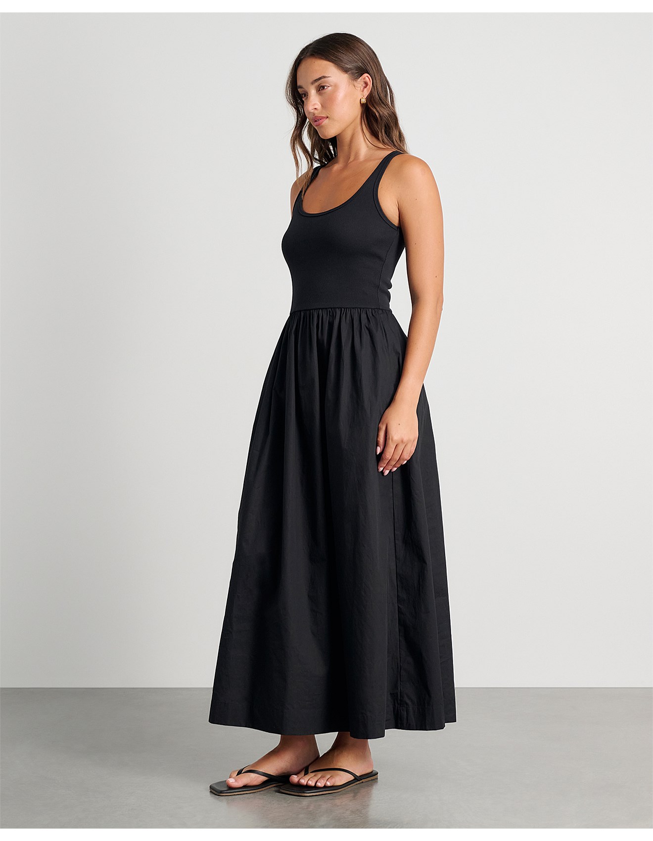 Jag Mixed Media Dress | David Jones