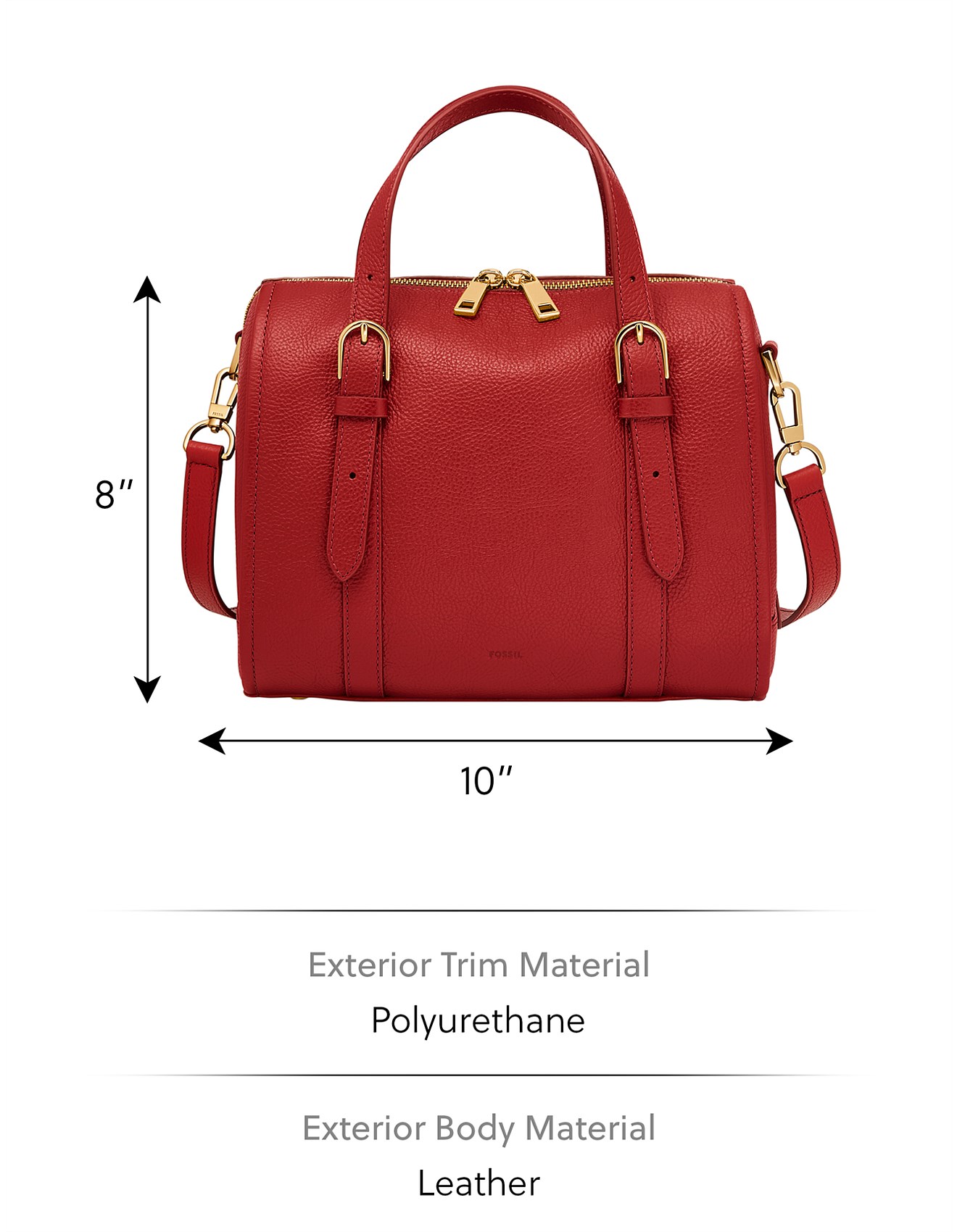 Fossil Carlie Satchel Bag | David Jones