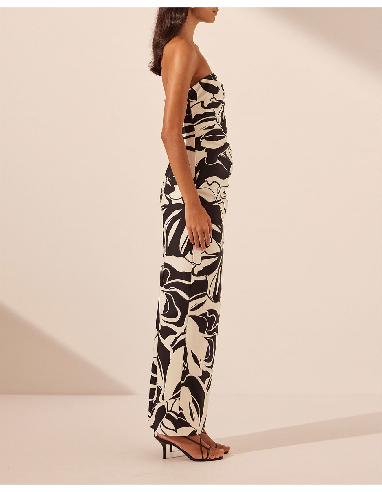 Shona Joy Azize Strapless Draped Maxi Dress | David Jones