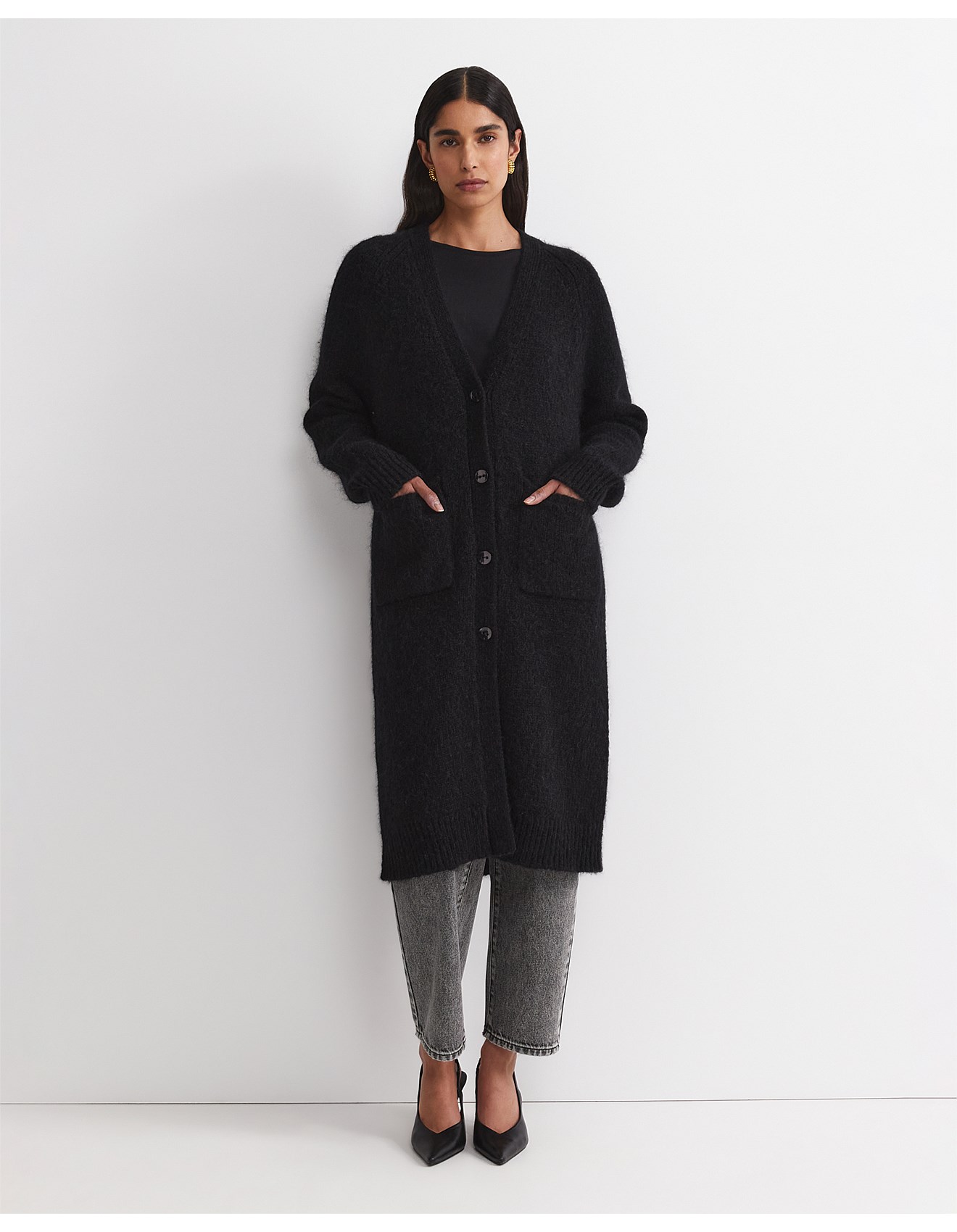 Sportscraft Sarish Cocoon Coatigan Grey Marle | David Jones