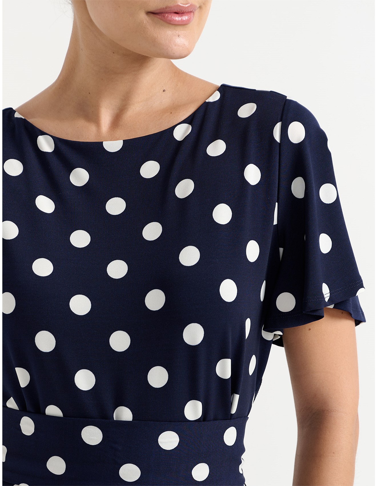 David Jones Collection Boat Neck Dress | David Jones