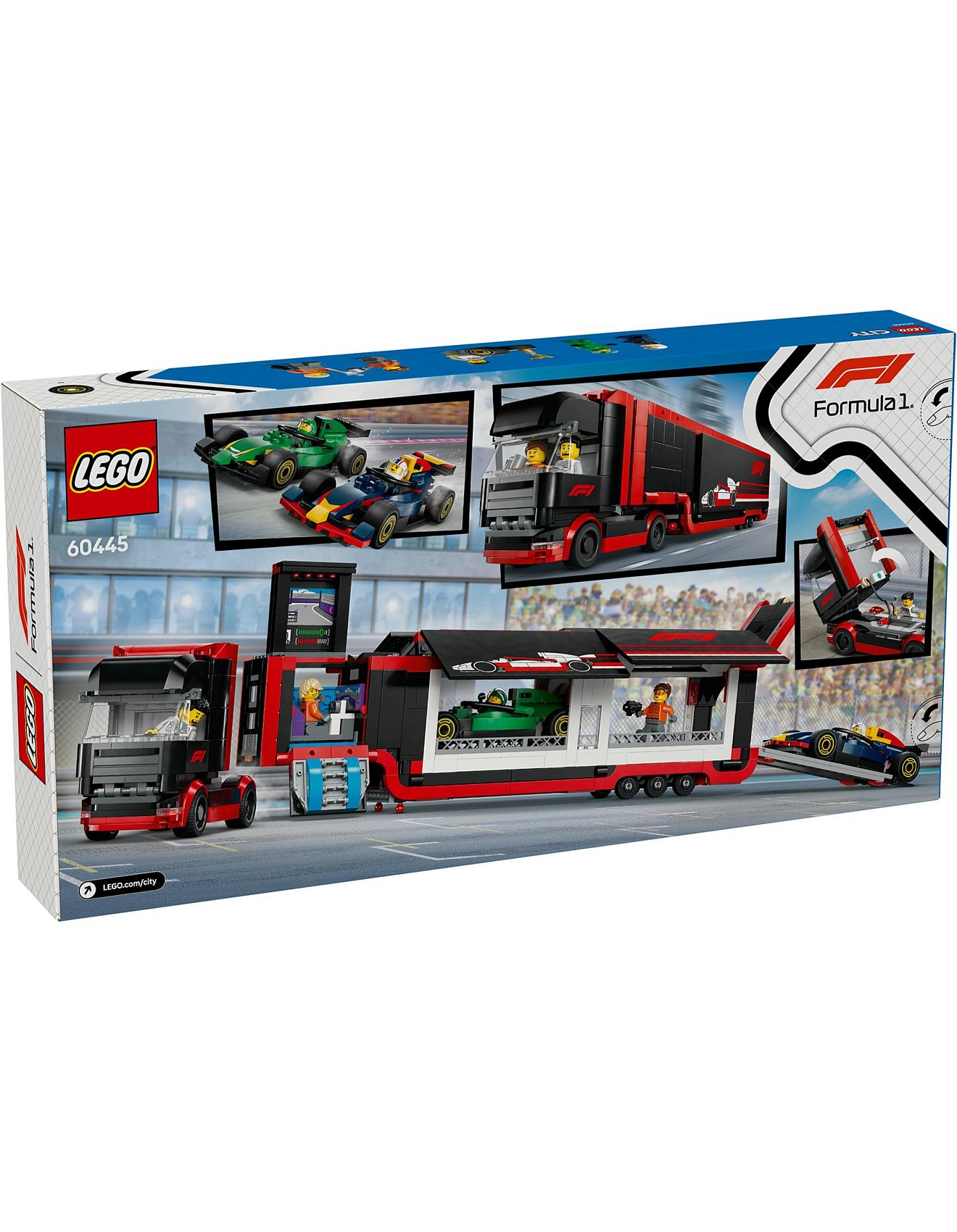 Lego Lego City F1® Truck With Rb20 & Amr24 F1® Cars 60445 | David Jones