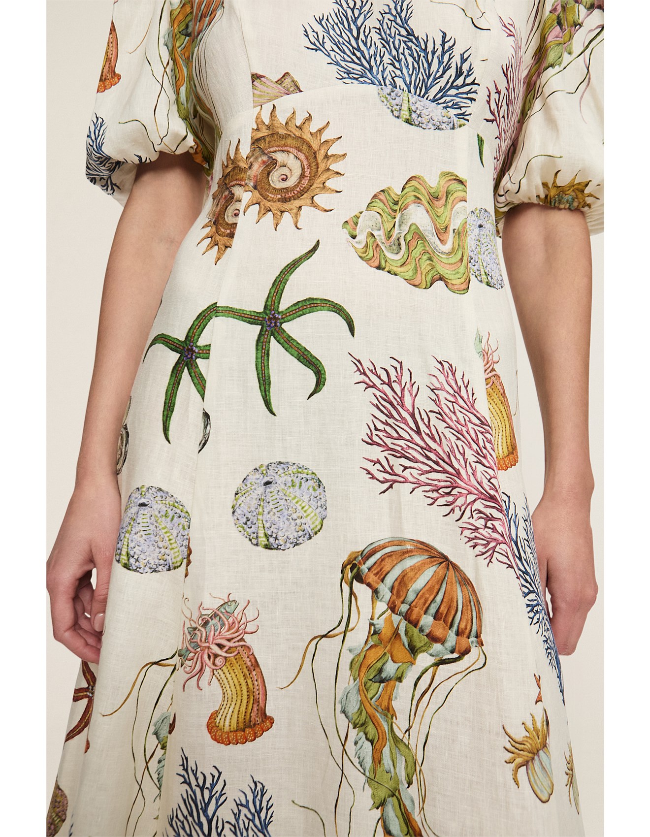 Alémais Sea Midi Dress | David Jones