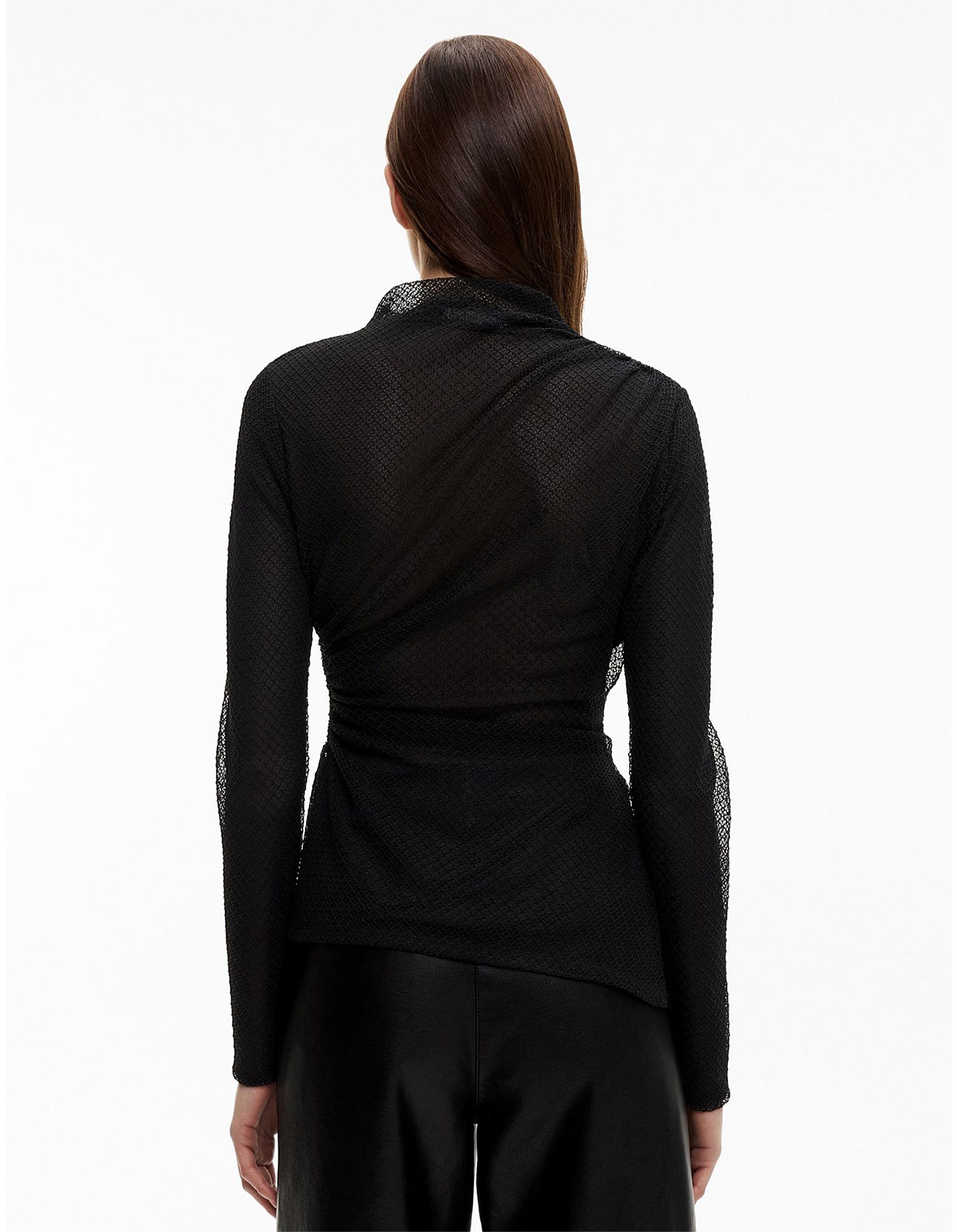 Witchery Openwork Jersey Top | David Jones