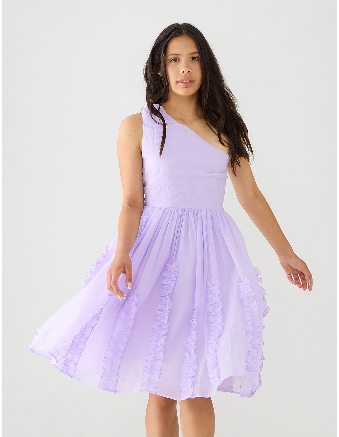 Saffron & Clover Ella Ruffle Dress | David Jones