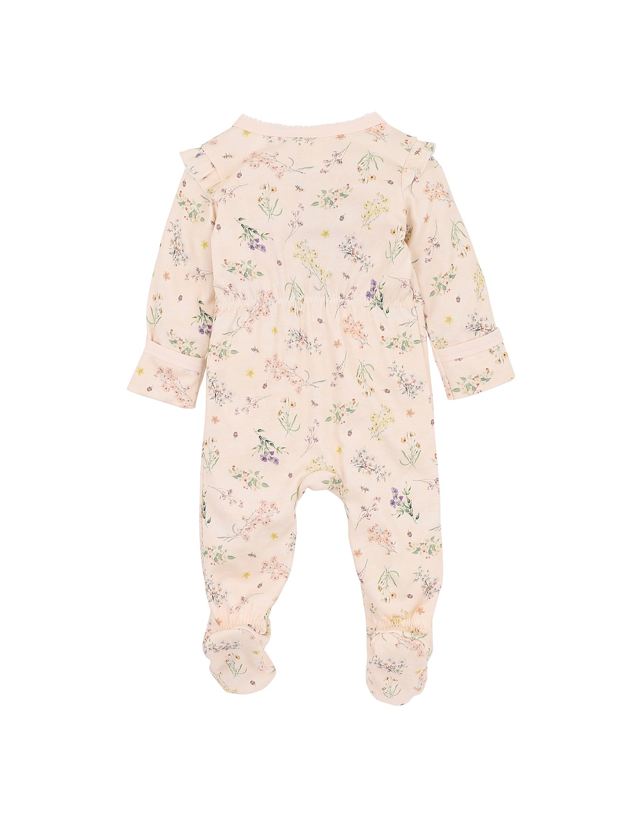 Bebe By Minihaha Baby Nancy Long Sleeve Zip Onesie | David Jones