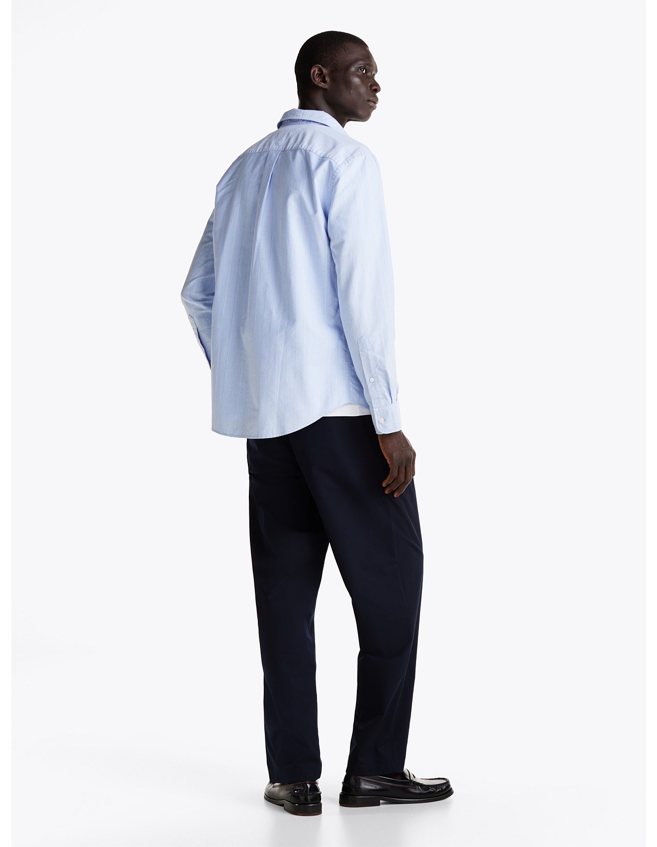 Tommy Hilfiger Regular Fit Stripe Oxford Shirt | David Jones