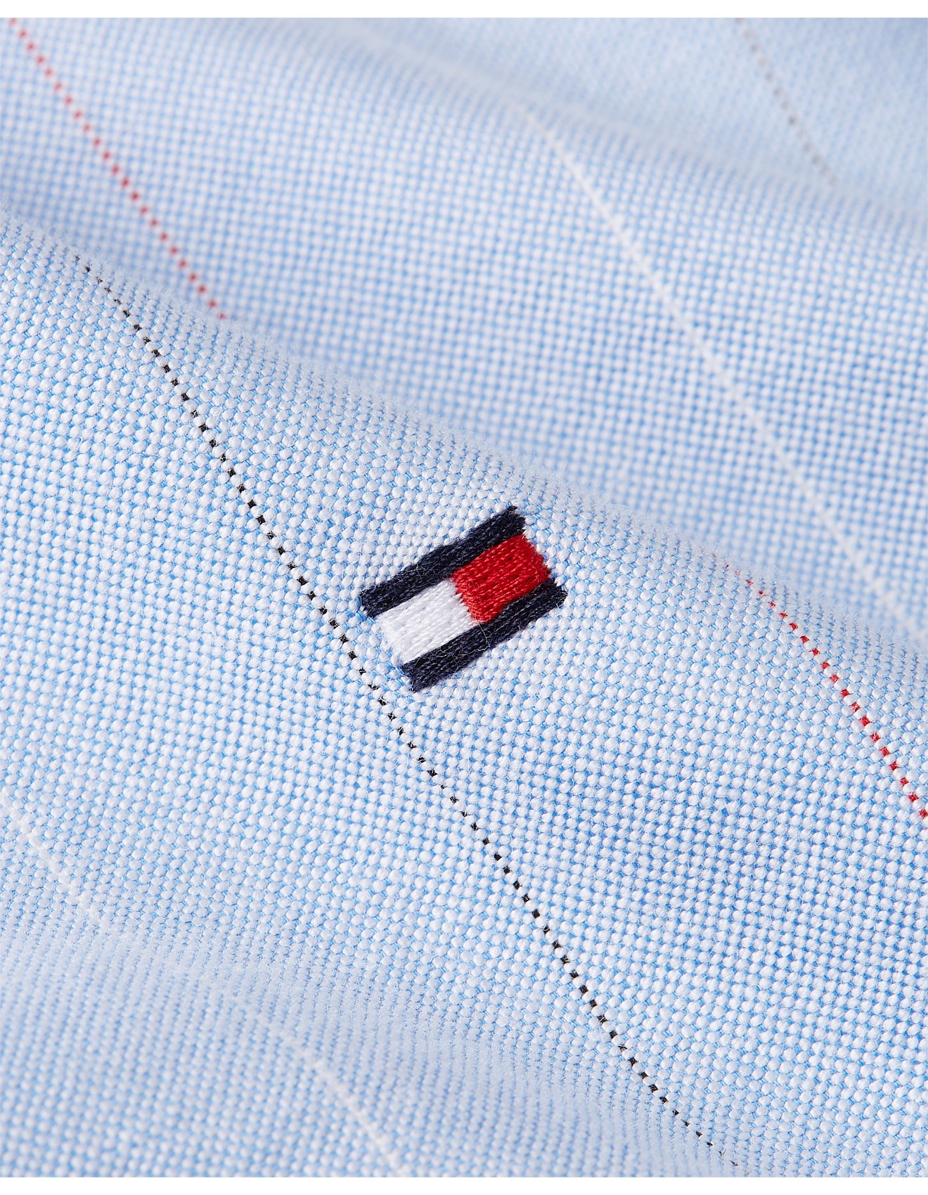 Tommy Hilfiger Regular Fit Stripe Oxford Shirt | David Jones