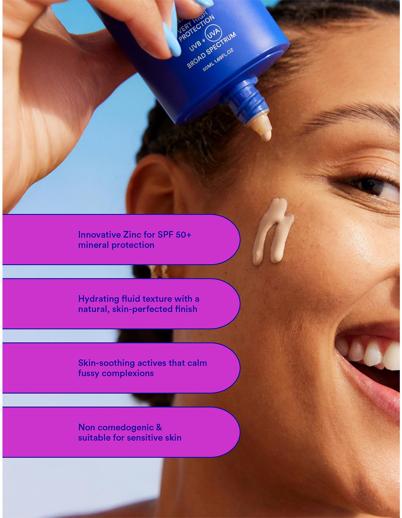 Ultra Violette Future Fluid Spf 50+ Superlight Mineral Skinscreen™ 50ml ...