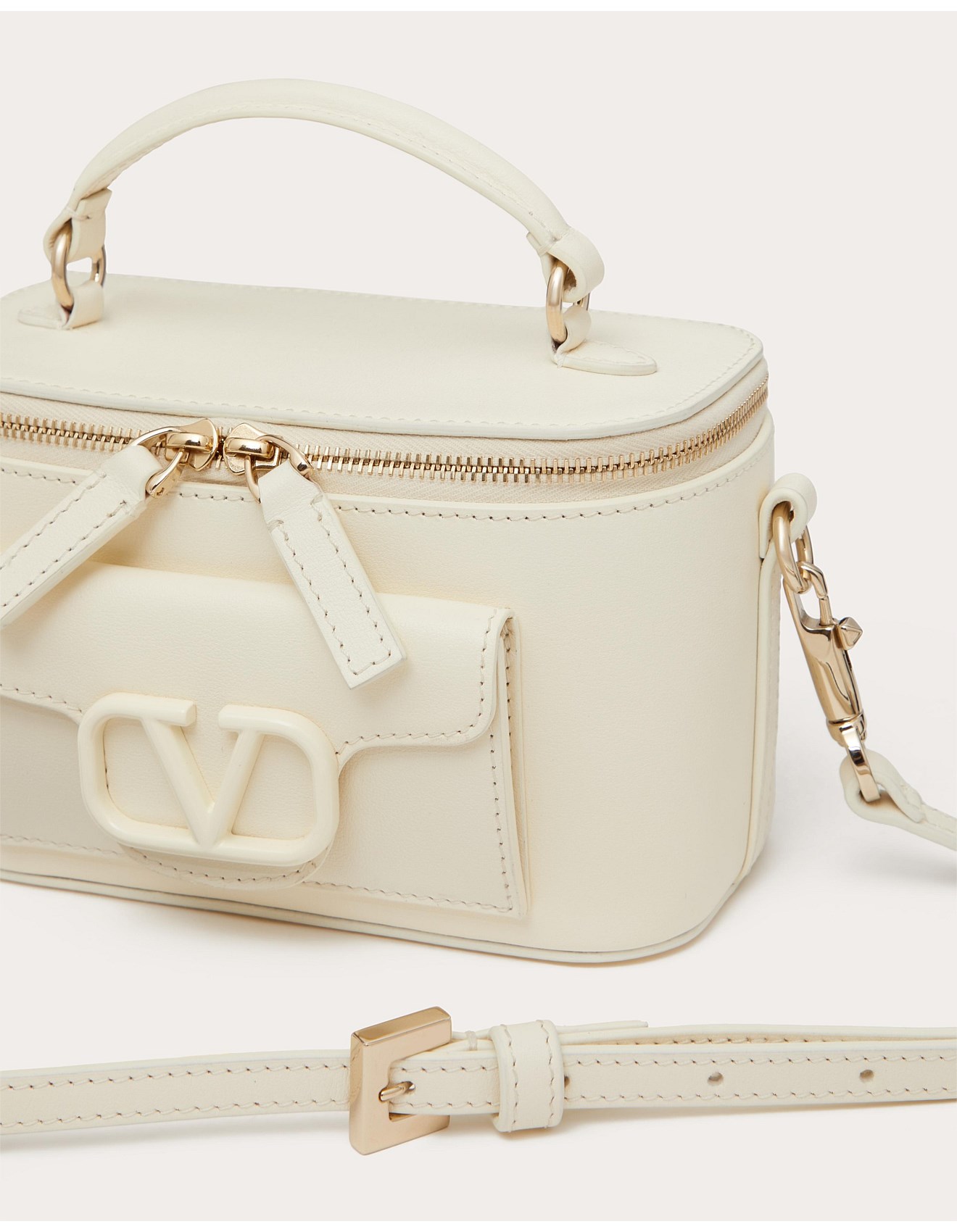 Valentino Loco'vanity Case In Calfskin Leather | David Jones