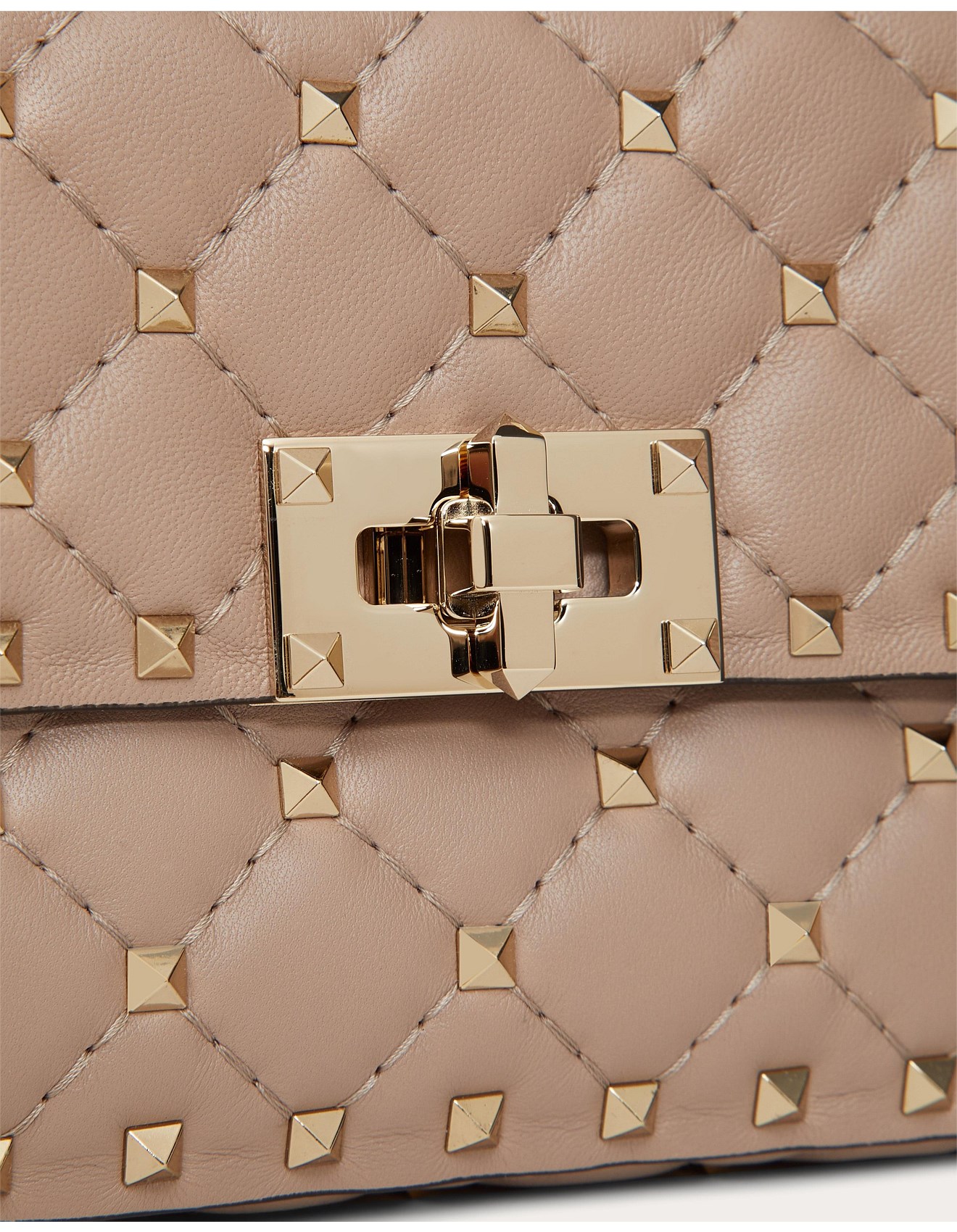 Valentino Rockstud Spike Small Shoulder Bag In Nappa Leather | David Jones