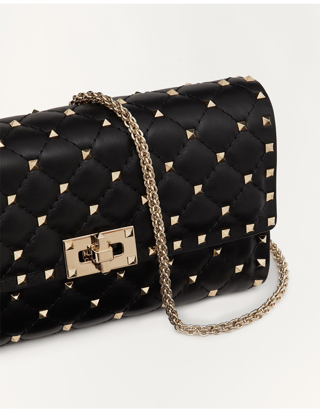 Valentino Rockstud Spike Shoulder Bag In Nappa Leather | David Jones