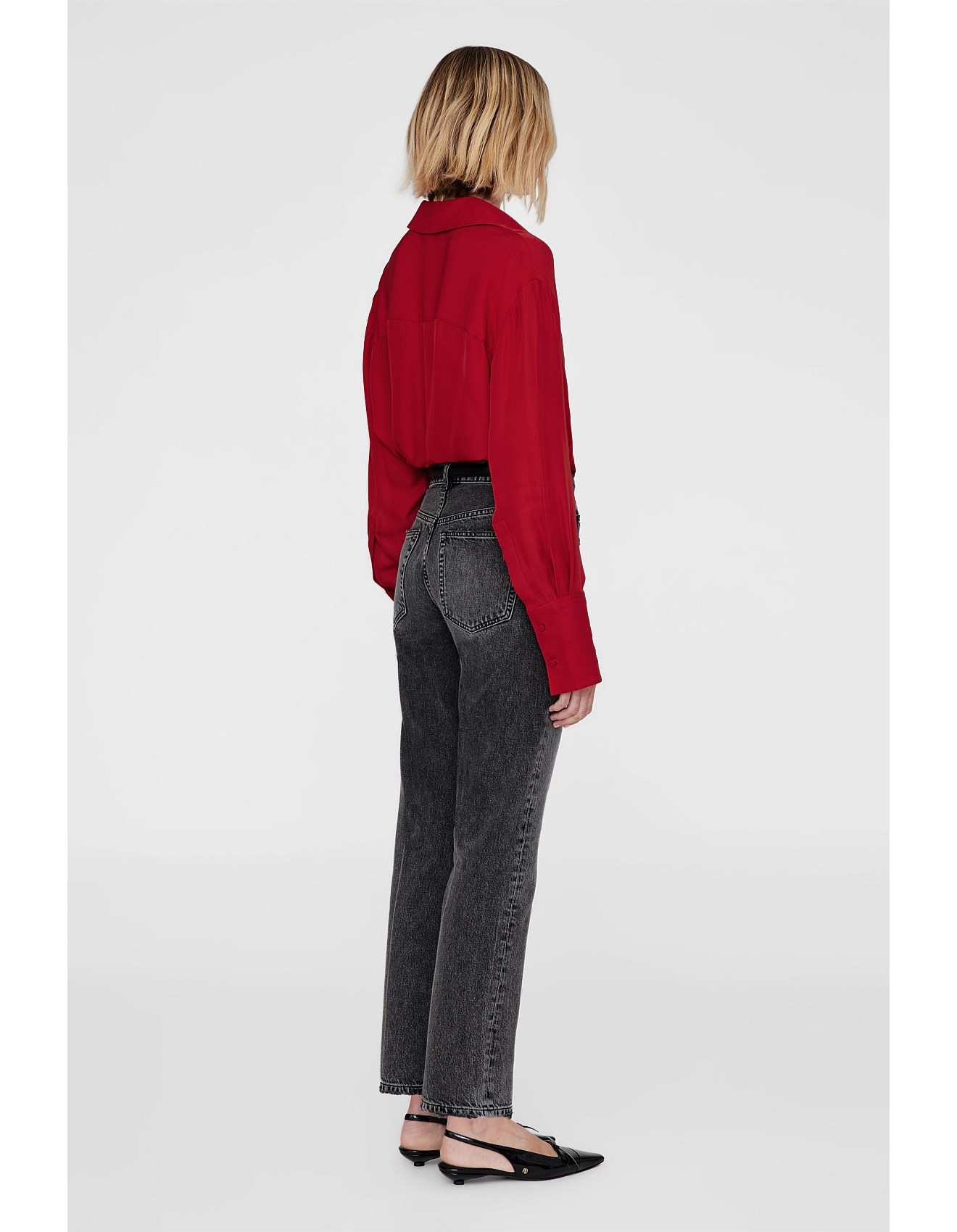 Anine Bing Bridget Long Sleeve Bu Shirt | David Jones