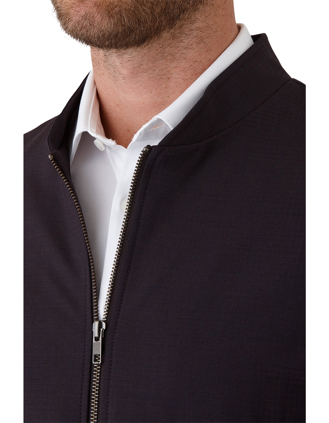 Gibson Check Zip-up Casual Jacket | David Jones